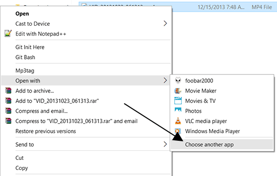 Comment Faire De VLC Le Lecteur Multimédia Par Défaut Dans Windows 10